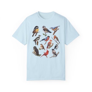 Cool Bird Shirt Easily Distracted by Birds Comfort Colors Vibrant Avian ...