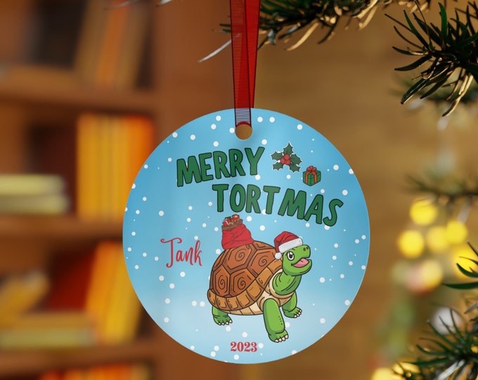 Tortoise Christmas Decoration Laser Cut Wooden Ornament - Etsy