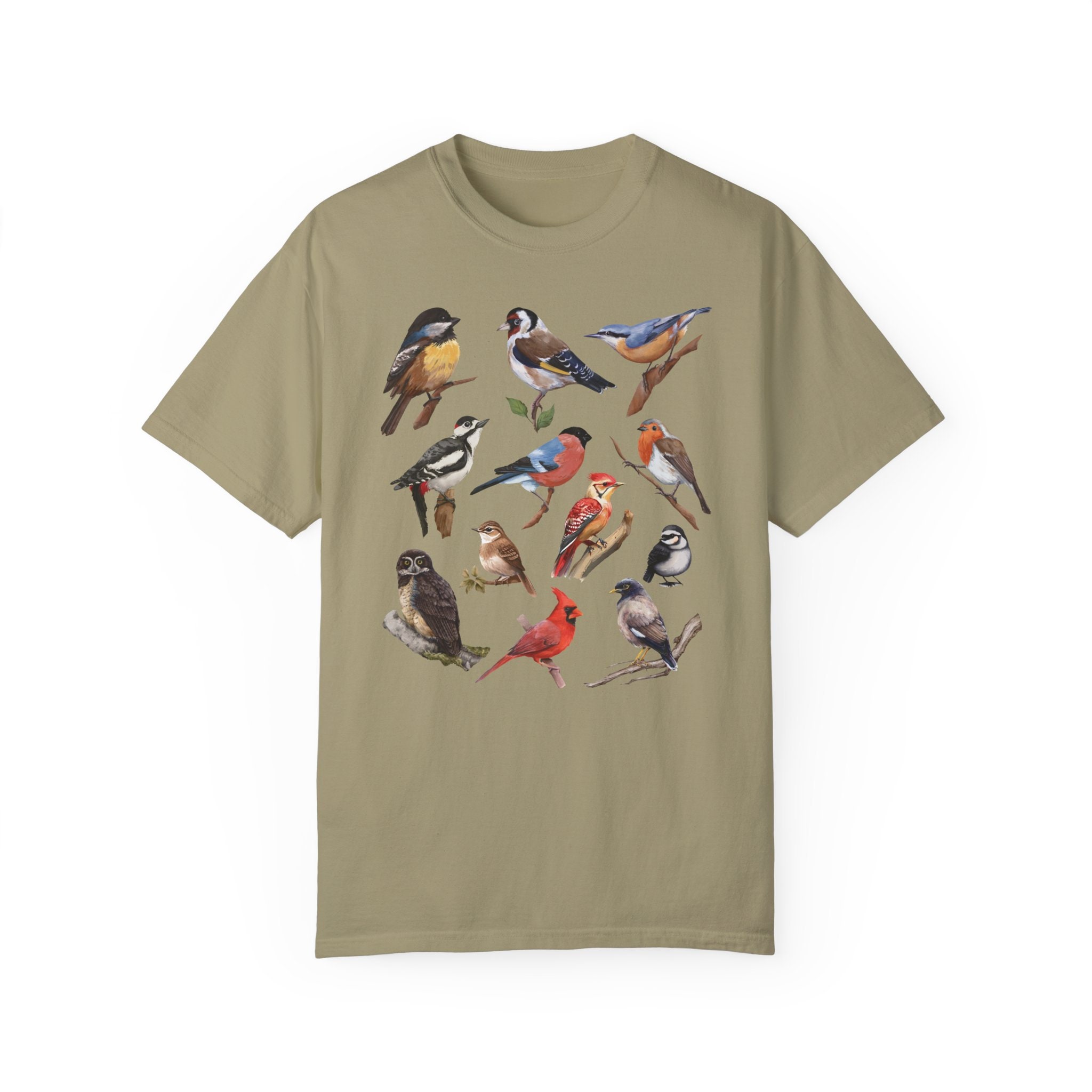 Cool Bird Shirt Easily Distracted by Birds Comfort Colors Vibrant Avian ...