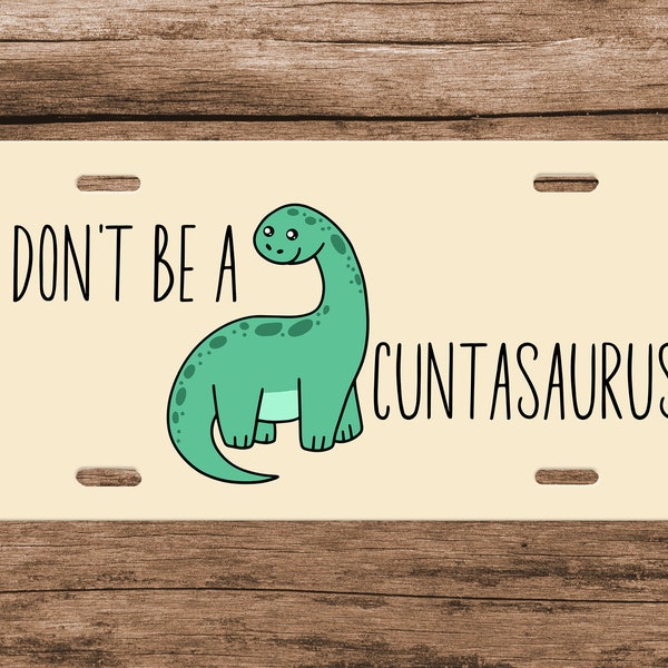 Snarky License Plate Frame - Etsy