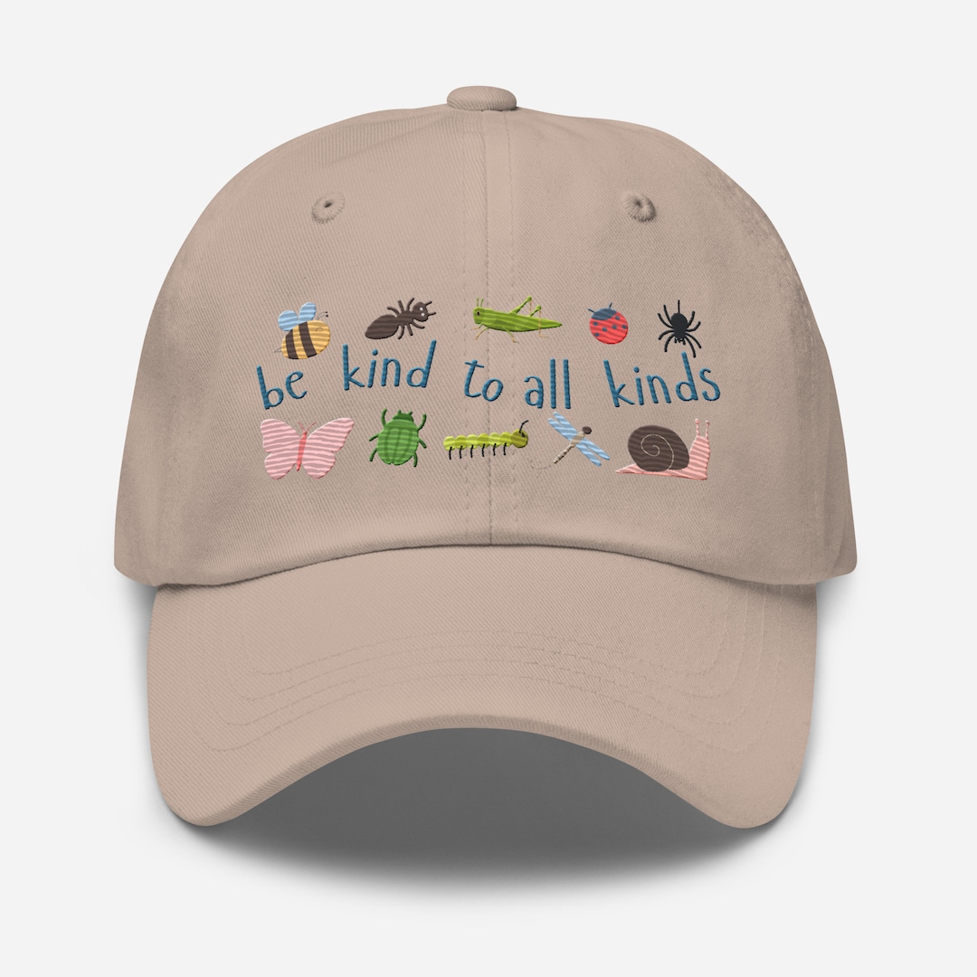 Insect Bugs Hat, Be Kind to All Kinds, Cute Entomology Lover Gift ...