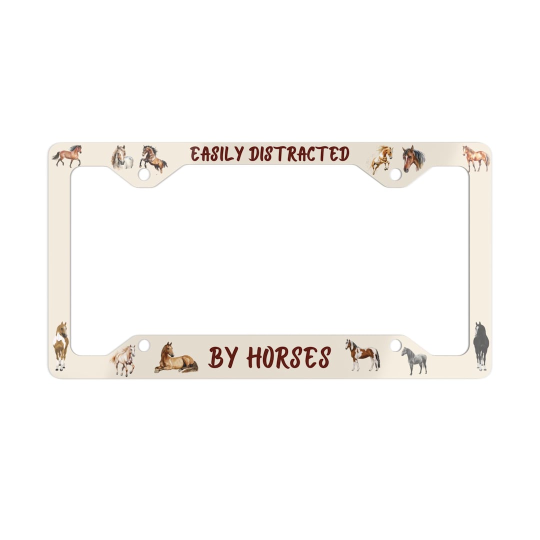 Horse License Plate Framenull