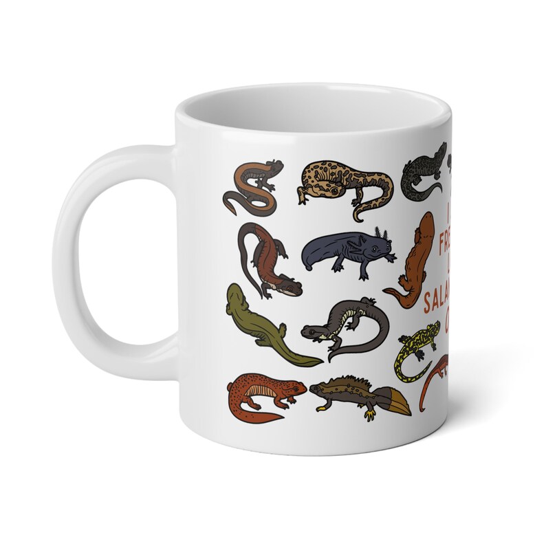 Jumbo All Salamanders Coffee Mug 20oz - Salamander Newt Amphibian Lover ...