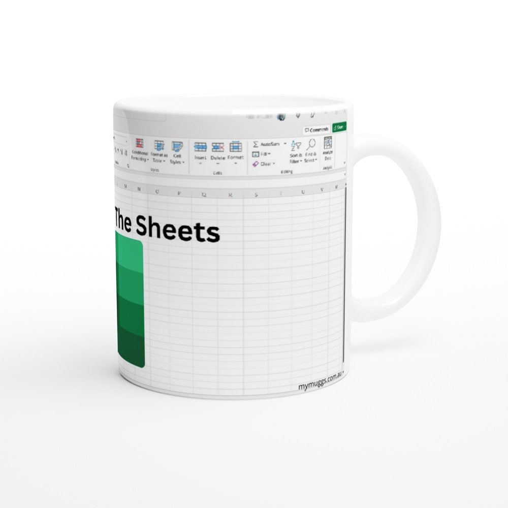 Freak in the Sheets Funny Mug, Excel Mug, Accounting Gift, Retirement ...