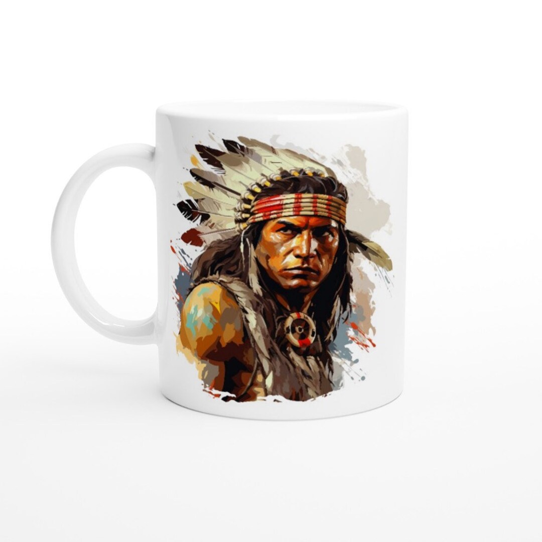 American Indian Mug,native American,coffee Mug,gift Mugs, - Etsy
