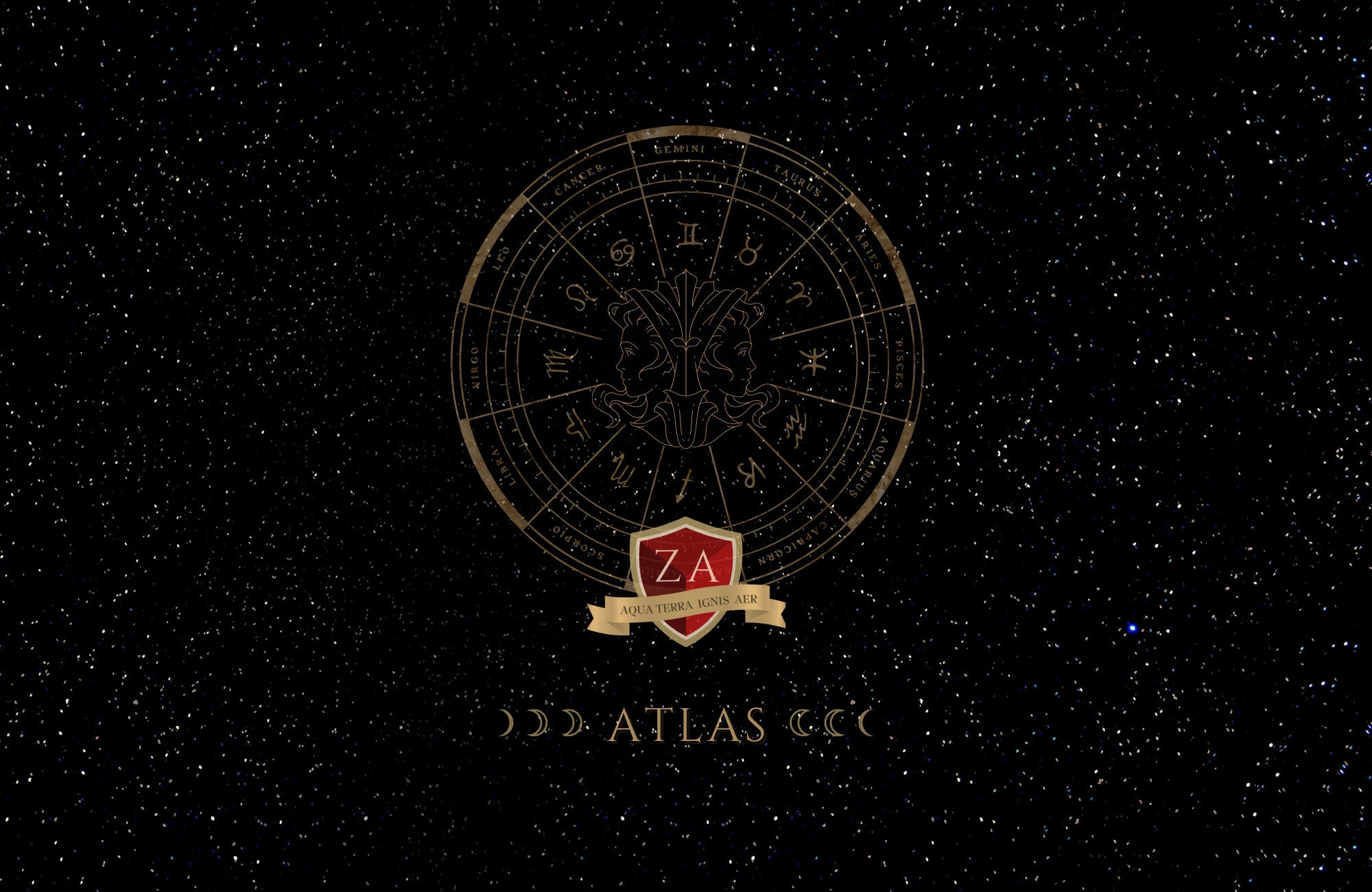 Zodiac Academy Inspired Desktop Wallpaper Set| Instant Download Star ...