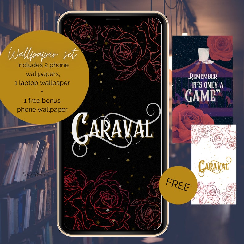 Caraval Inspired Wallpapers| Instant Download Legendary Finale Phone ...