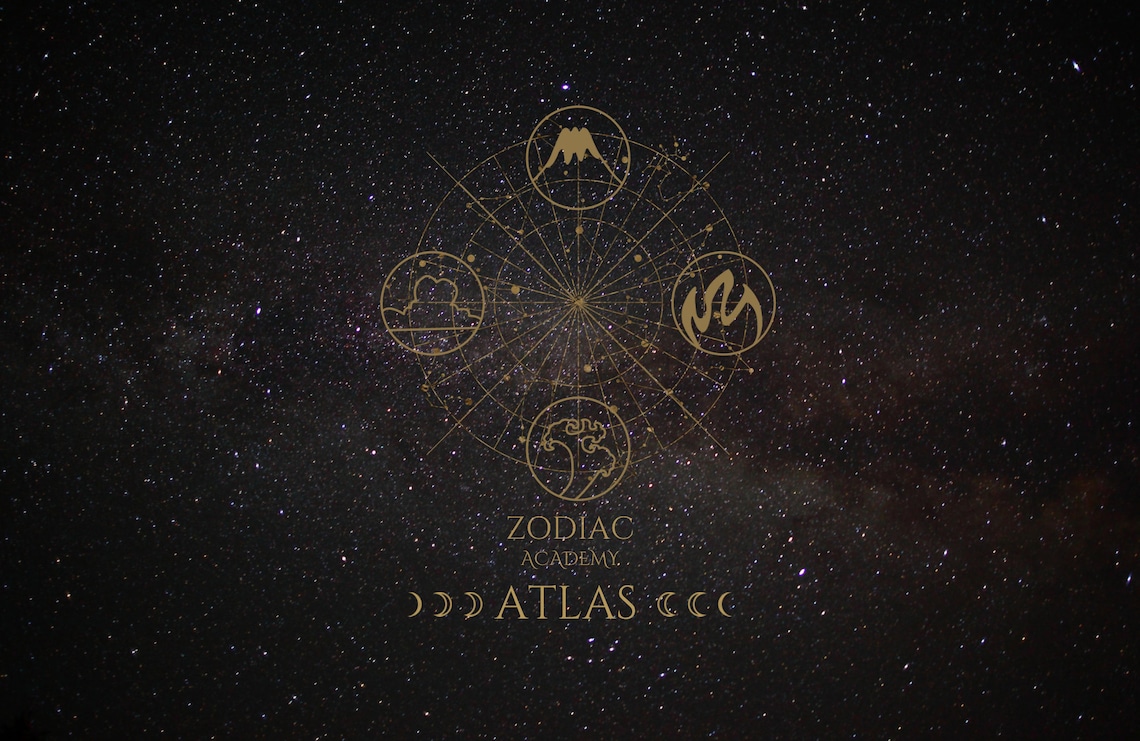 Zodiac Academy Inspired Wallpapers| Instant Download Star Sign ...