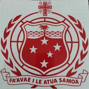 Samoan Shield Digitial Download, Samoa SVG PNG, Seal of Samoa Clipart ...