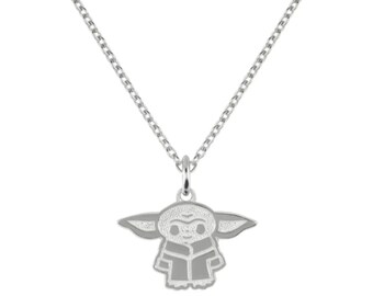 Grogu Necklace - Etsy