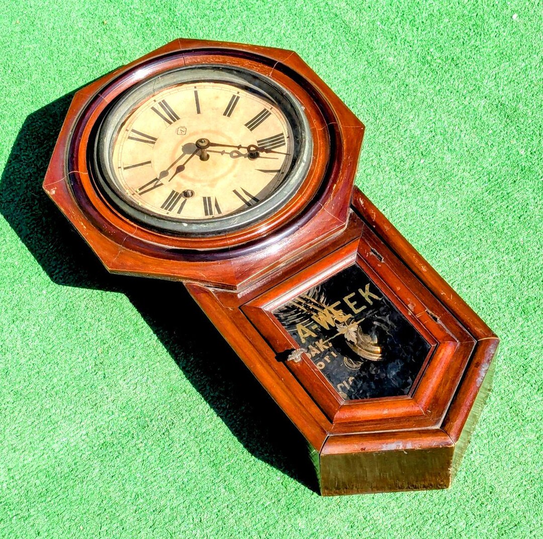 BROKEN VTG MCM 1950-60s Osaka Japan A-week Morinomiya Regulator Wall ...