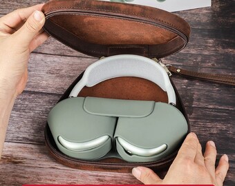 Leather Headphones Case - Etsy