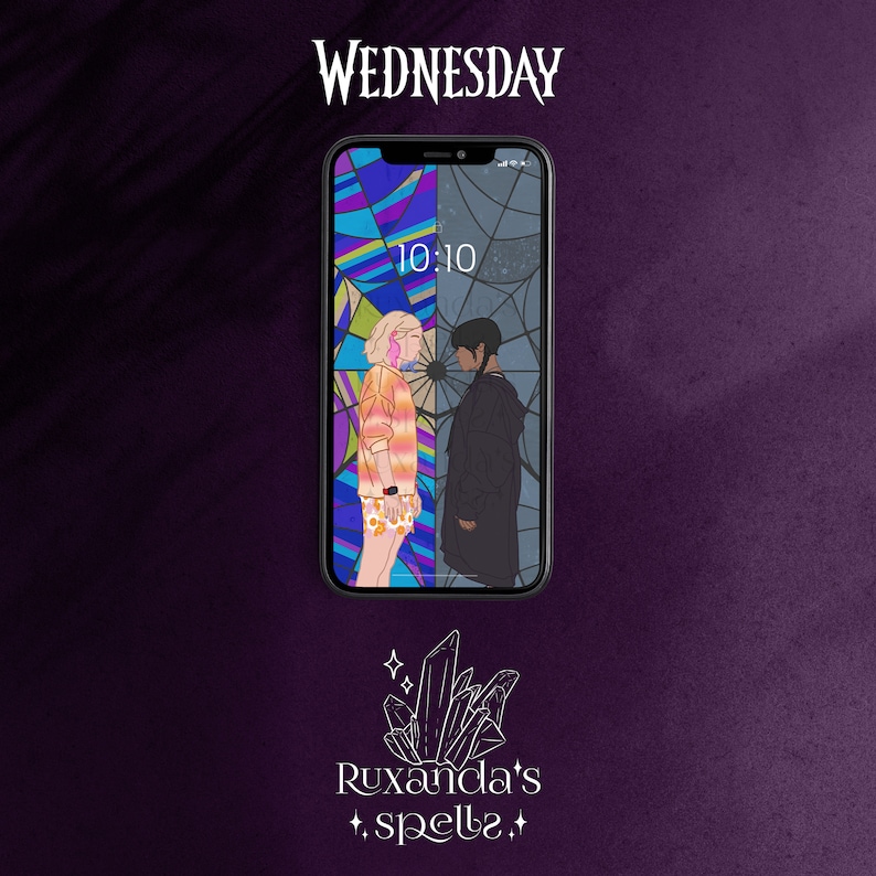 Wednesday & Enid Window - Wednesday Addams - Set 5 Wallpaper - Etsy Wednesday & Enid Window - Wednesday Addams - Set 5 Wallpaper - Etsy