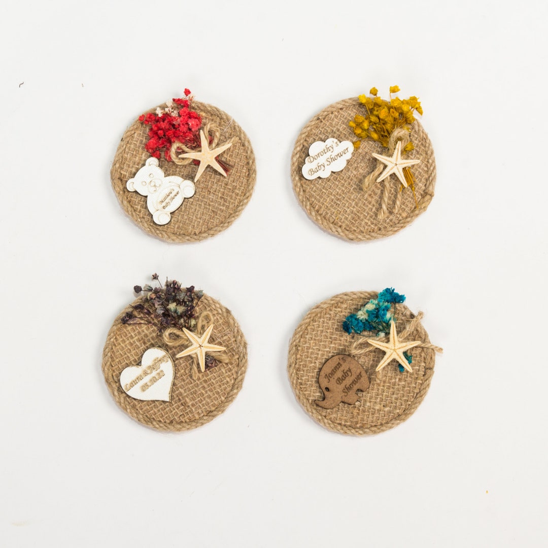 Customized Wooden Magnet in Bulk Rustic Wedding Favors - Etsy