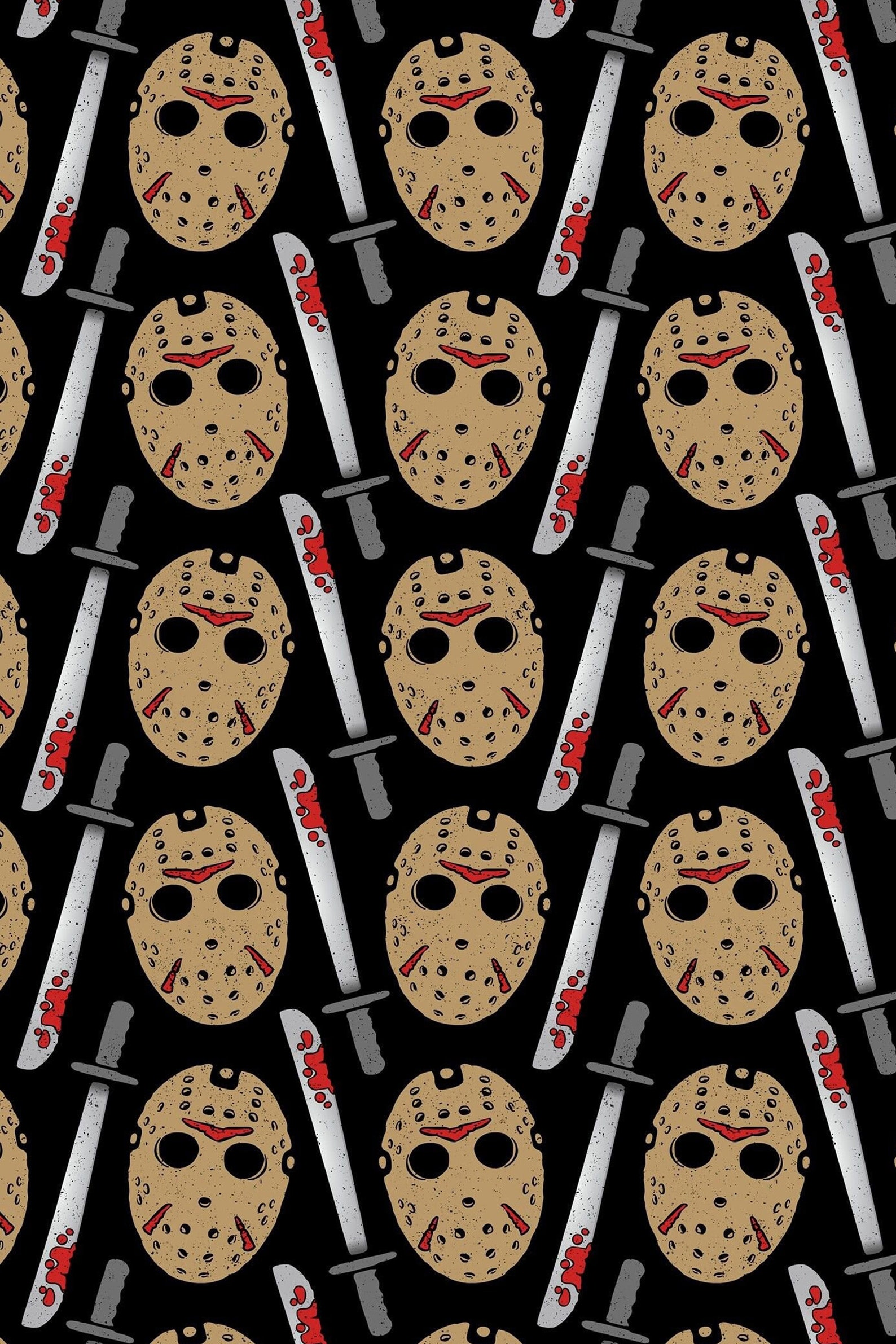 Jason Voorhees Wrapping Paper, Friday the 13th Wrapping Paper, Scary ...