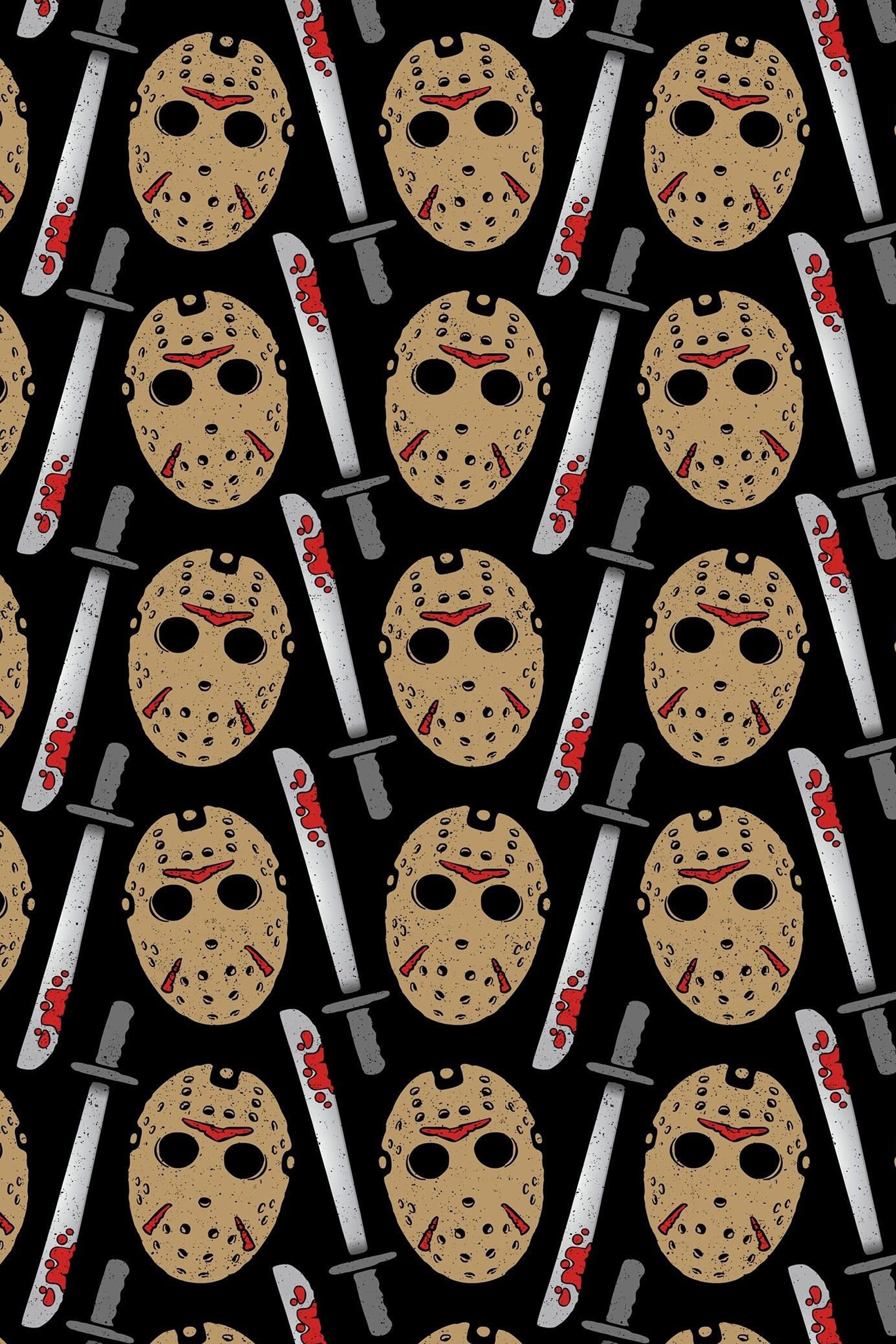 Jason Voorhees Wrapping Paper, Friday the 13th Wrapping Paper, Scary ...