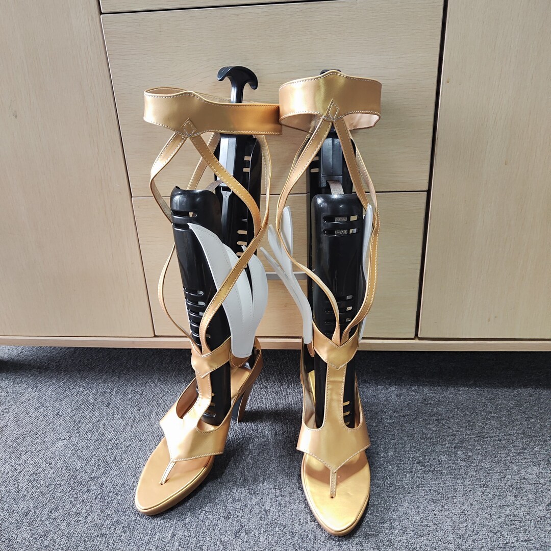 Mercy Shoes OW Winged Victory Skin Cosplay Boots - Etsy