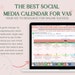 Social Media Content Calendar for Virtual Assistants, Google Sheets ...