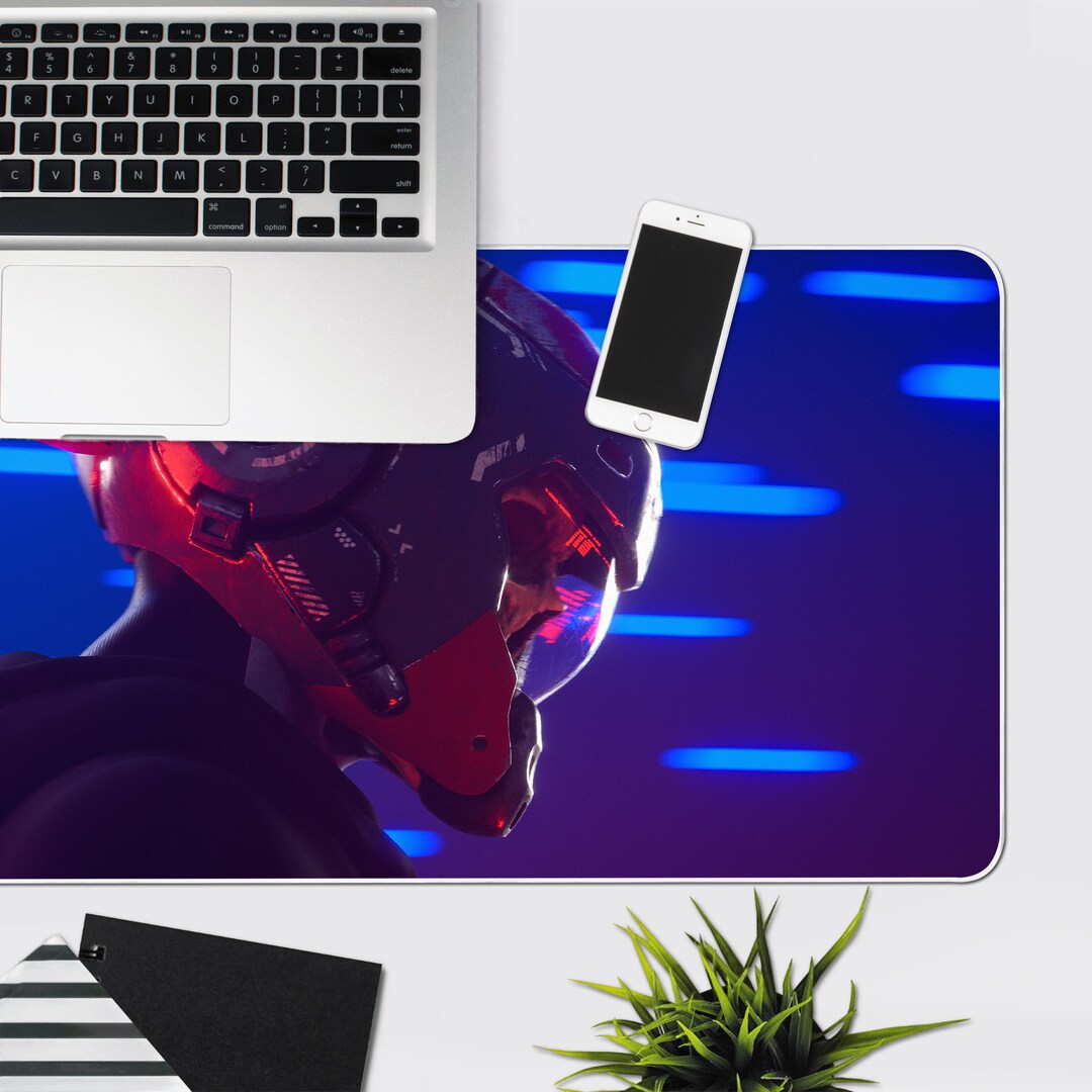 Portrait of Cyberpunk Character Mouse Pad Sci-fi Extended Game Mouse ...