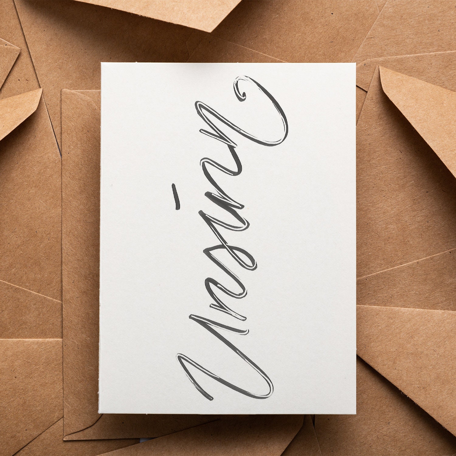 Card Nonsense Greeting Card, Handwriting, Gift Card, Postcard, A6 - Etsy