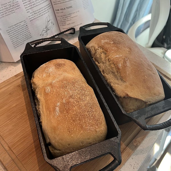 Cast Iron Loaf Pan With Handle - Etsy