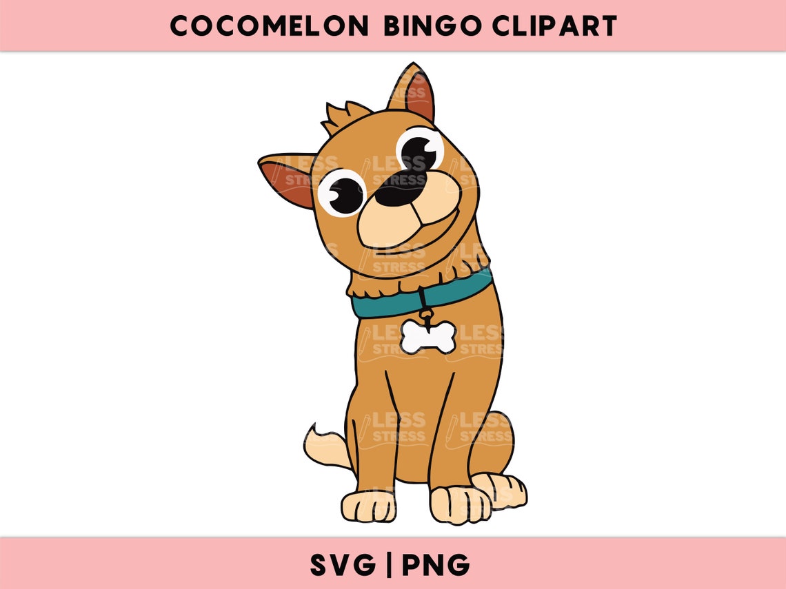 Cocomelon Dog Bingo Clipart SVG PNG Birthday Decor Party - Etsy India