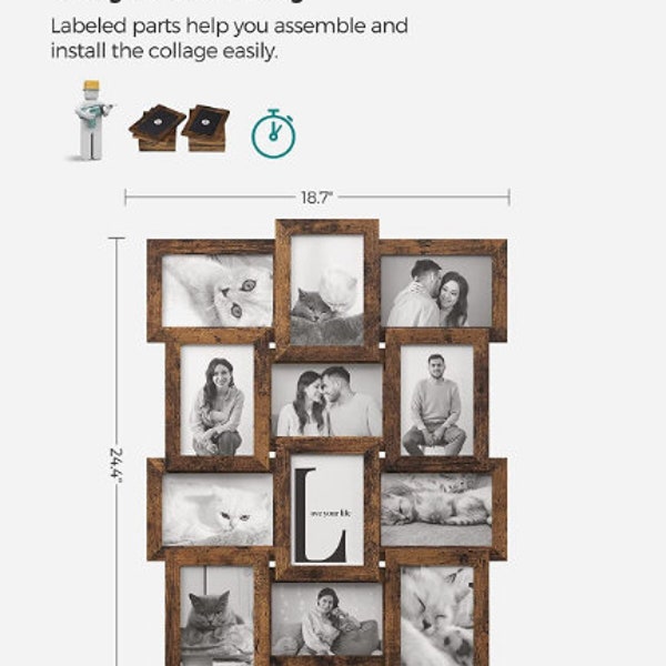 Wooden Photo Collage - Etsy