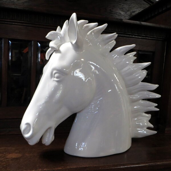 Ceramic Horse Head - Etsy