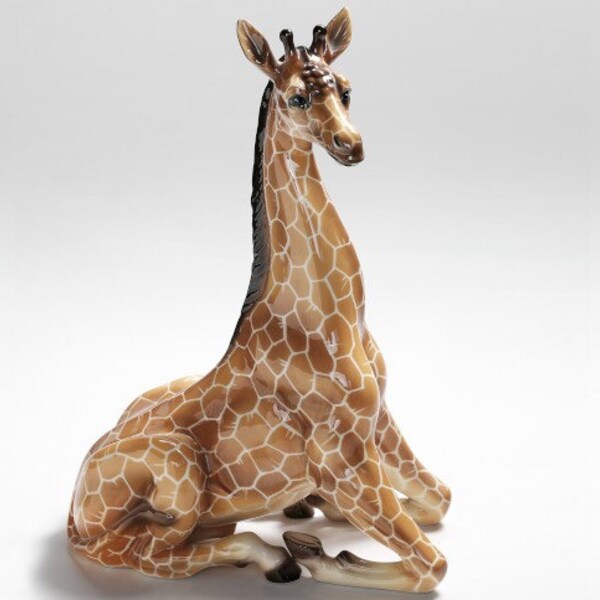 Ceramic Giraffe Statue - Etsy