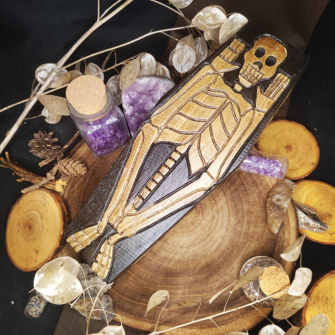 Coffin Voodoo Box Jewelry Box Halloween Motif Vintage - Etsy