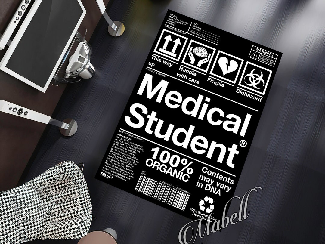 Medical Student Rug, Medical Student Gift, Nursing Student, Nonslip ...