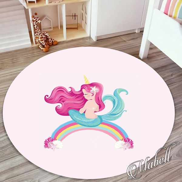 Mermaid Area Rug - Etsy