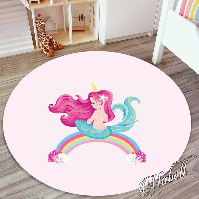 Mermaid Area Rug - Etsy