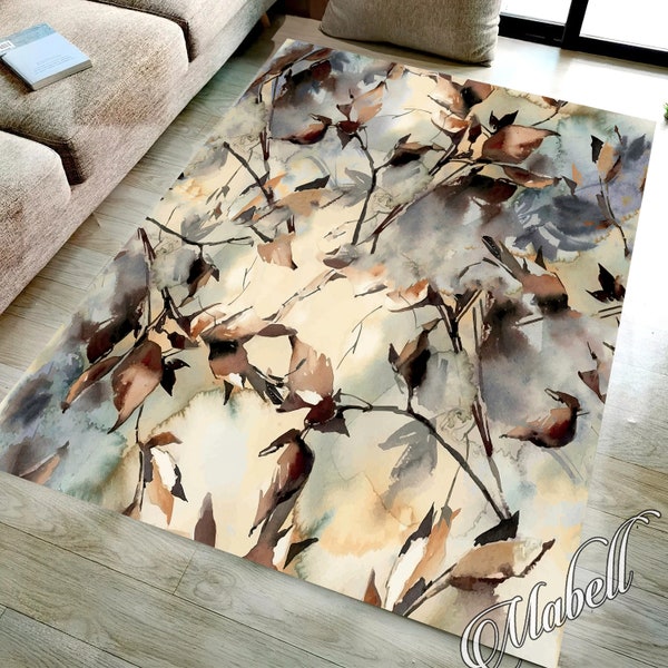 Floral Rug - Etsy