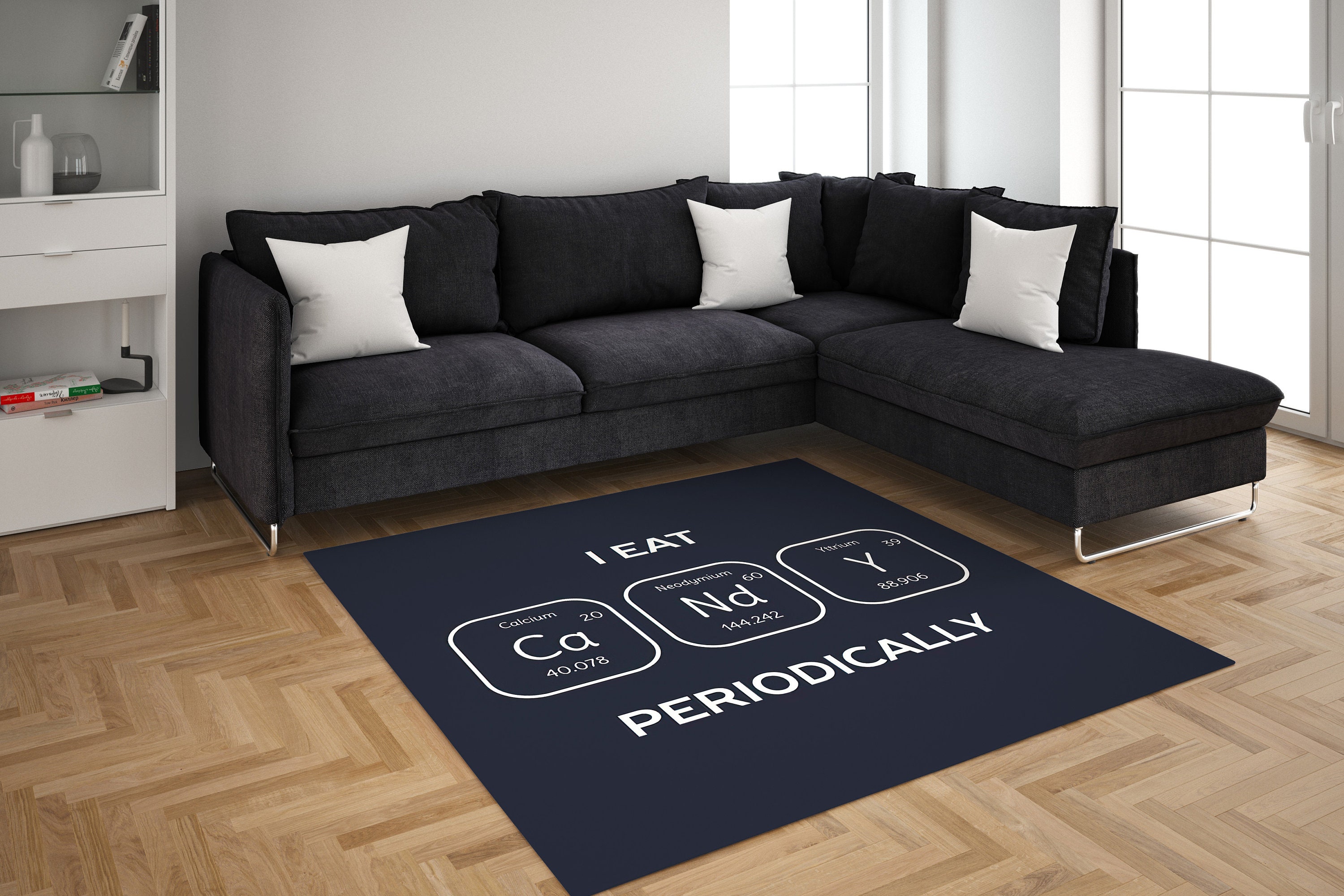 Periodic Table Rug Periodic Table Patterned Nonslip Area Rug - Etsy