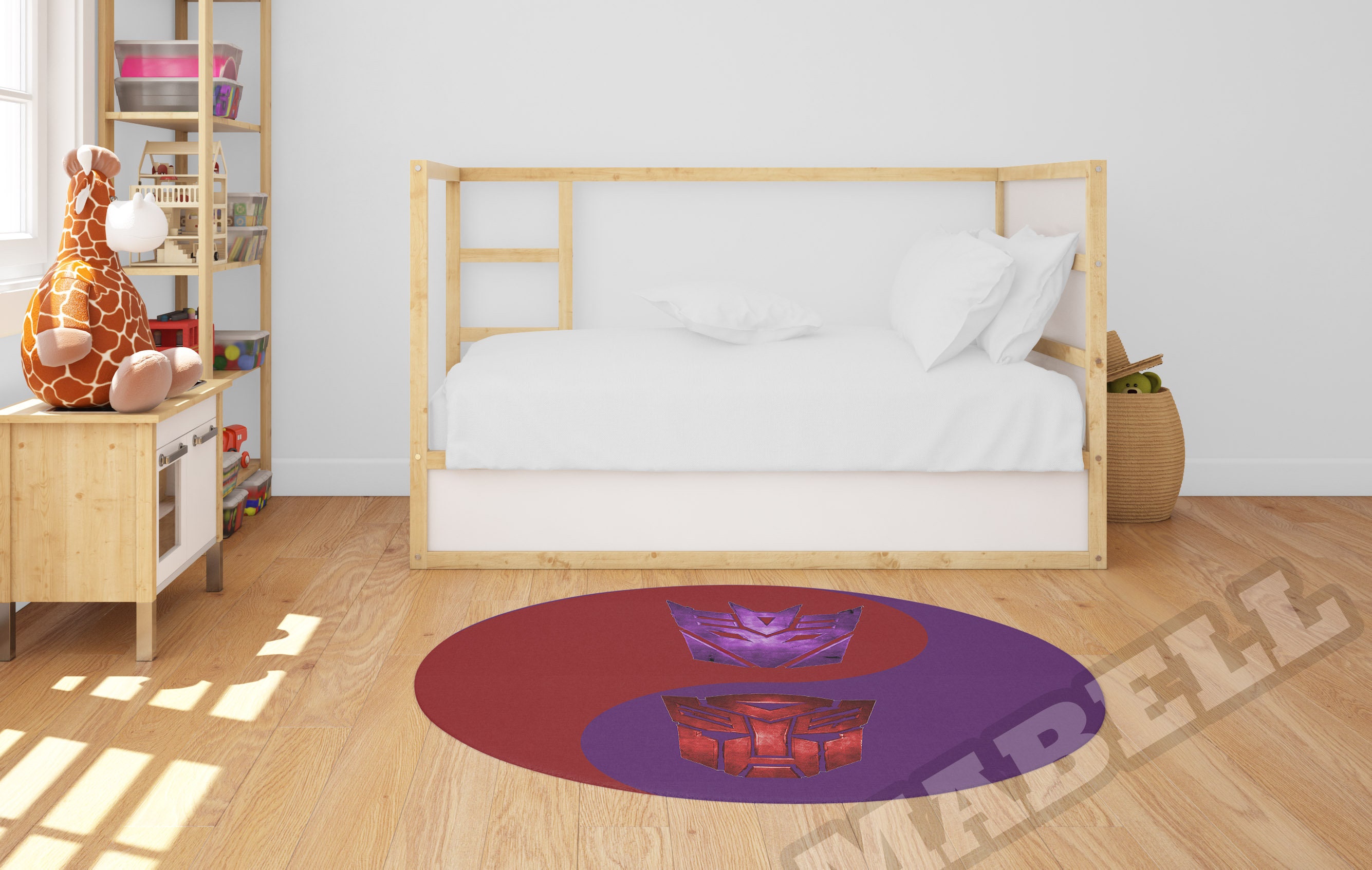 Ying Yang Optimus Prime Megatron Rug Kids Room Rug Nonslip - Etsy
