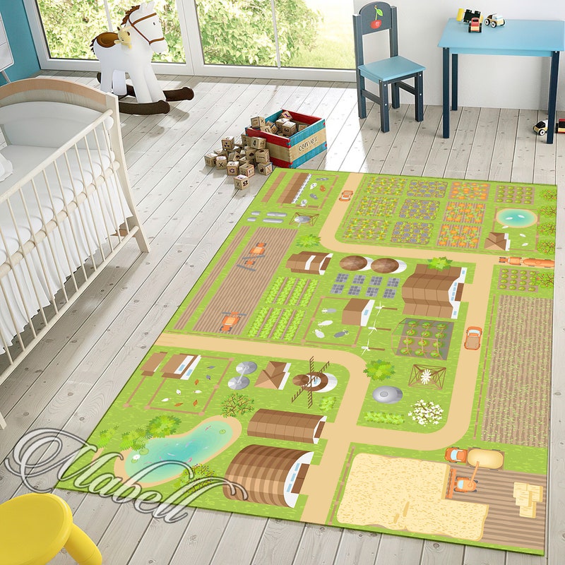 Farm Play Mat - Etsy