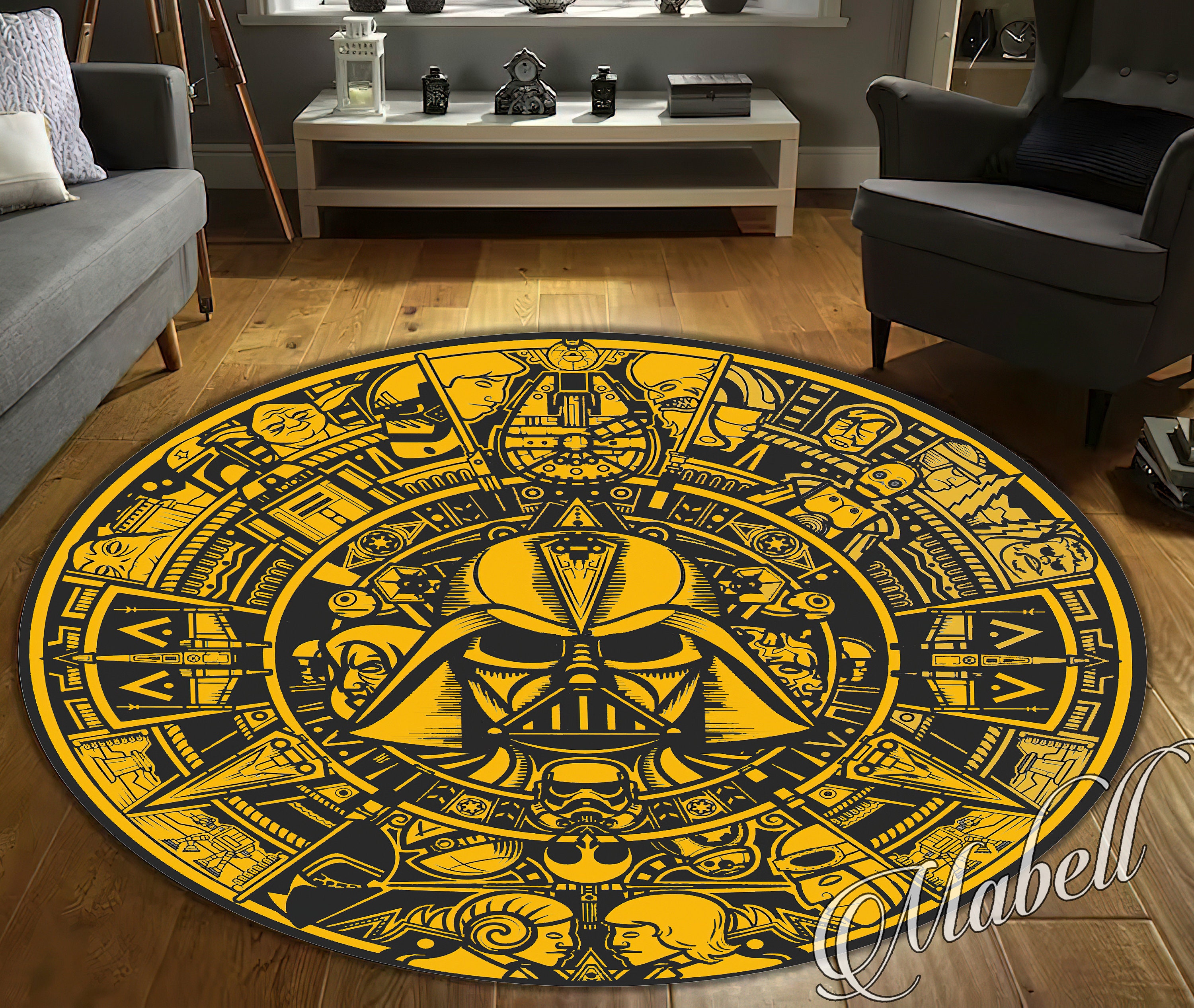 Movie Rug, Mask Themed Nonslip Area Rug, Movie Rug, Kids Room Rug, Home ...