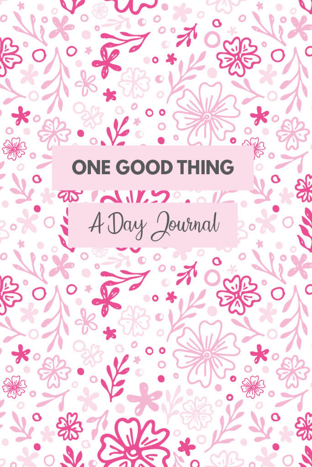 A Day Journal - One Good Thing - Etsy