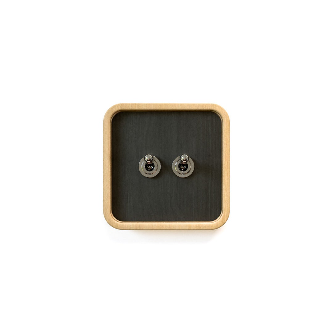 Double Color Modern Plywood Light Switch - Etsy
