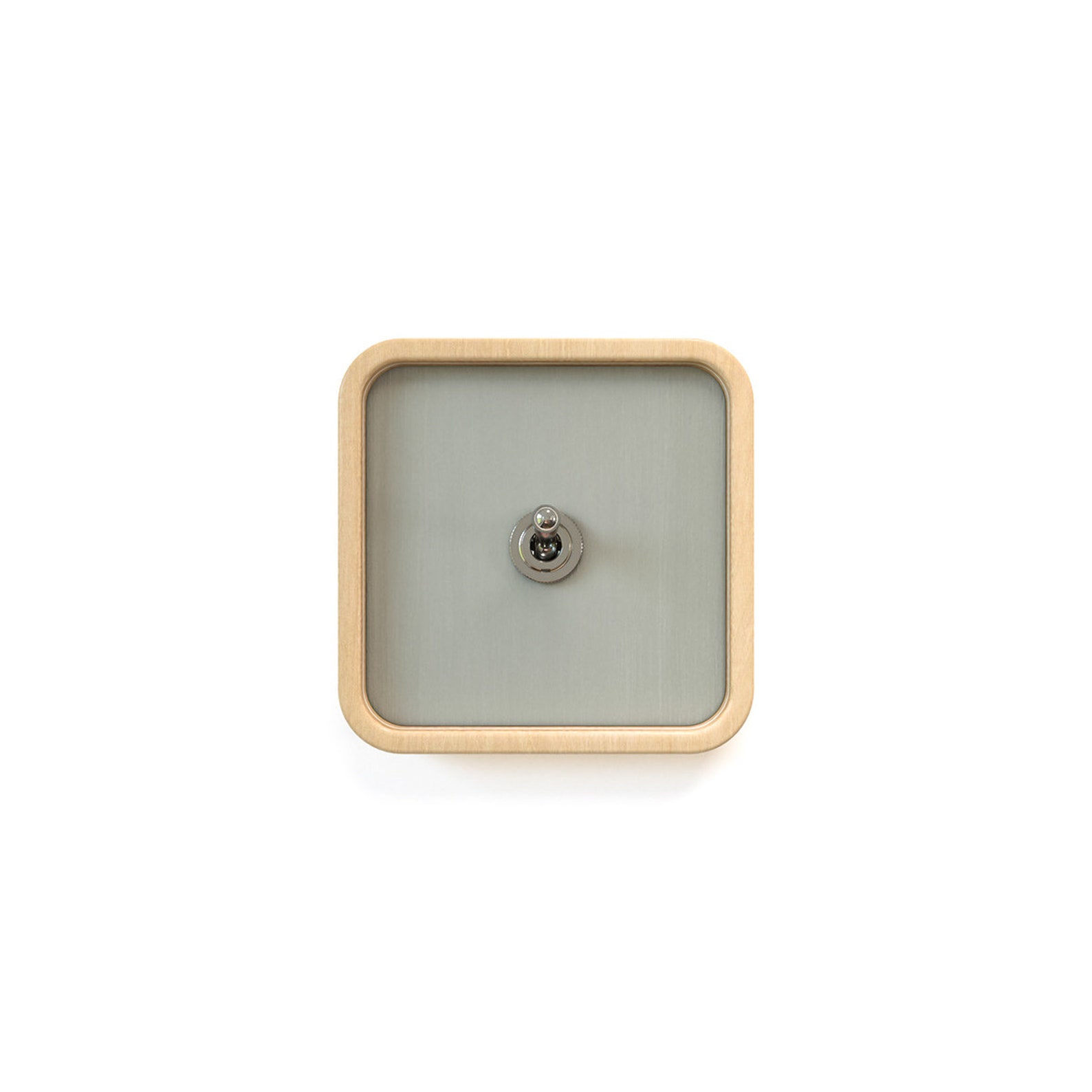 Single Color Square Plywood Minimal Light Switch - Etsy