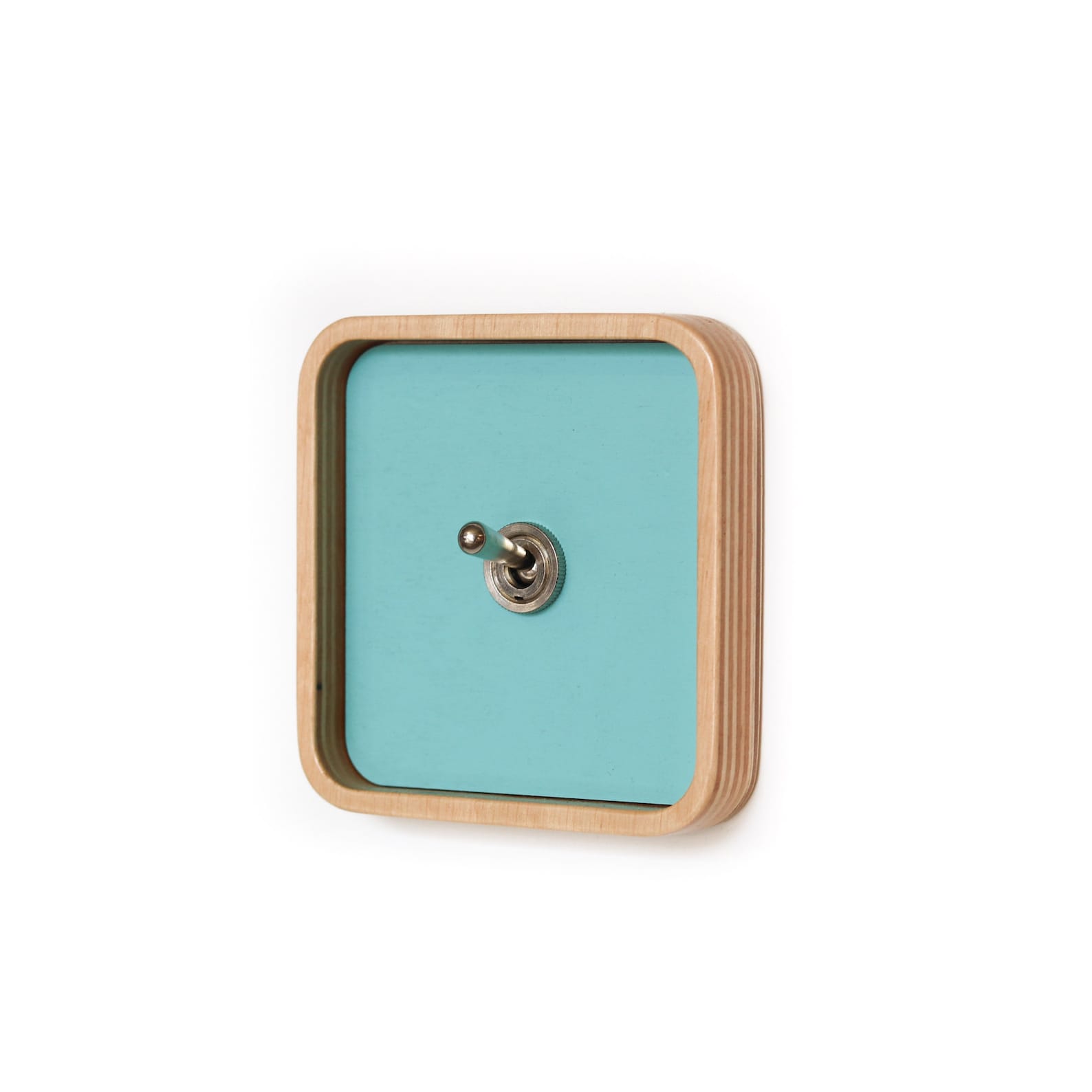 Single Color Square Plywood Minimal Light Switch - Etsy