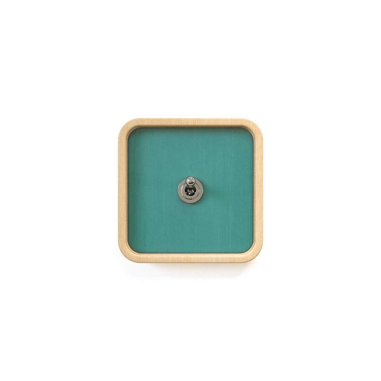 Single Color Square Plywood Minimal Light Switch - Etsy