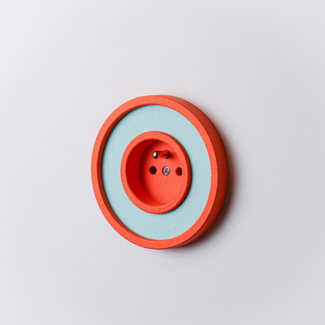 Modern Designer Power Socket | Custom Colors | Flame-retardant - Etsy