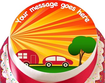 Caravan Cake Topper - Etsy UK