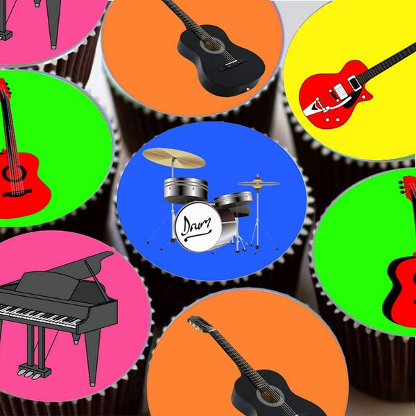 Musical Instruments Cake Decorations - Etsy
