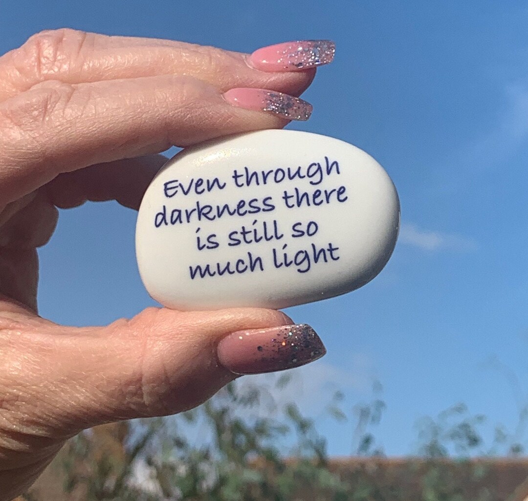 Even Through Darkness There is Still so Much Light Pocket Hug - Etsy