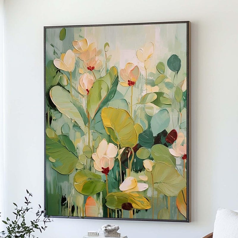 Abstract Floral Art - Etsy