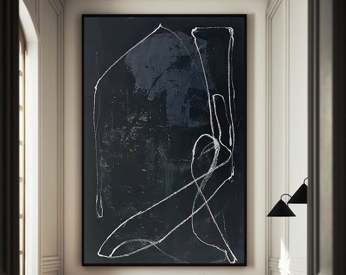 Beige Wabi Sabi Painting Pure Beige Wall Art Larger Bige Wall Art ...