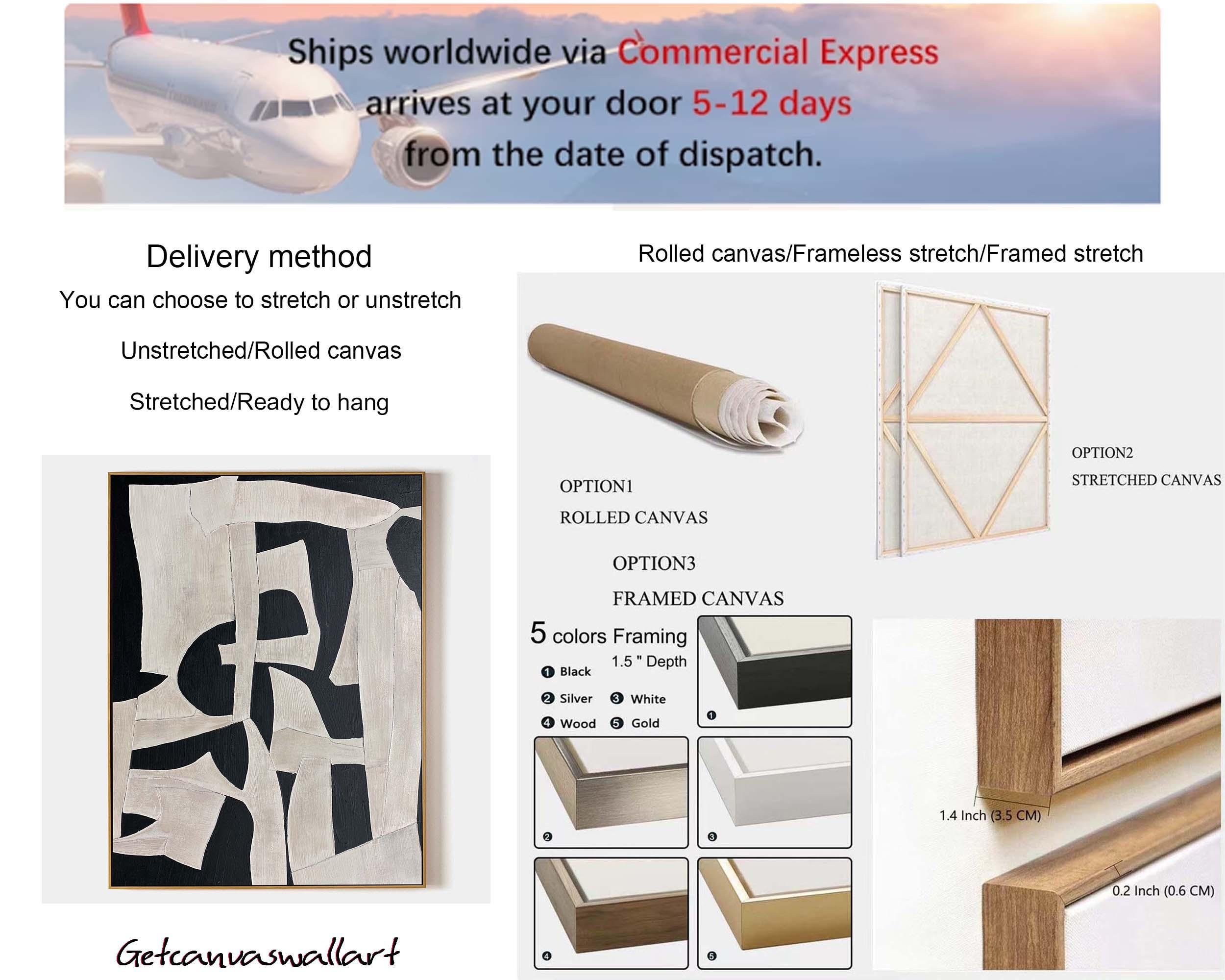 Large Abstract Graffiti Beige Painting Colorful Pop Painting Neutral ...